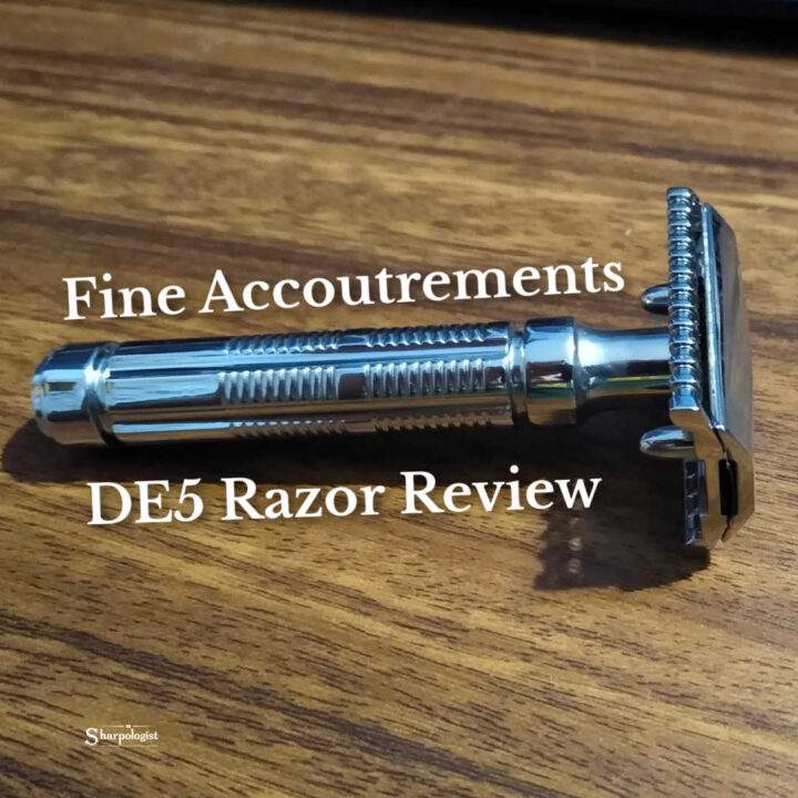 Fine Accoutrements DE5 Razor Review - Sharpologist